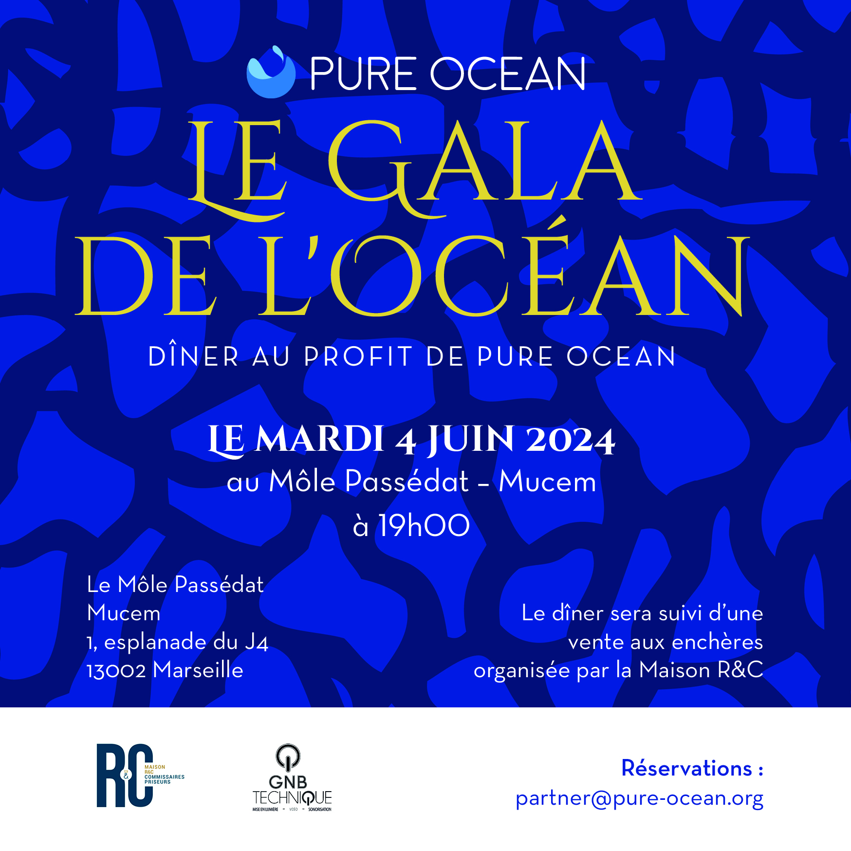 Save the date: The Ocean Gala! - Pure Ocean
