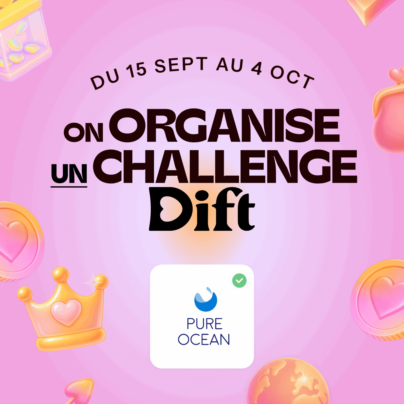 Pour les 24H Pure Ocean, nous lançons notre premier challenge Dift ...